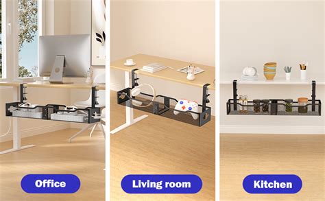 Punmoy Cable Management Under Desk 25 12 Extra Large Desk Cable