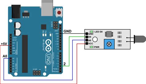 Flame Sensor Module Blue Color