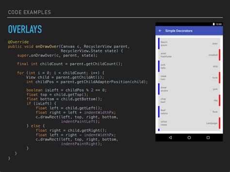 Advanced Recyclerview Techniques Speaker Deck