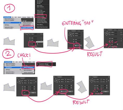 The Shape Rotates Arbitrarily With Transform Panel Vectorstyler