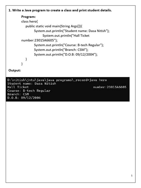 Java Record Pdf