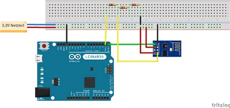 Esp Attached To An Arduino Leonardo Arduino Leonardo Wif