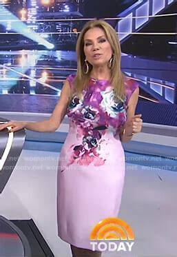 Wornontv Kathies Pink Floral Sheath Dress On Today Kathie Lee