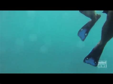 Naked News Naked Scuba Diving