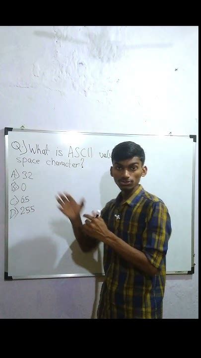 What Is Ascii Value Of Space Bar Clanguageinhindi Programming Conceptualcoding Youtube