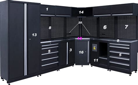 Goldenline Corner Tool Cabinet Workbench Combo China Tool Cabinet And