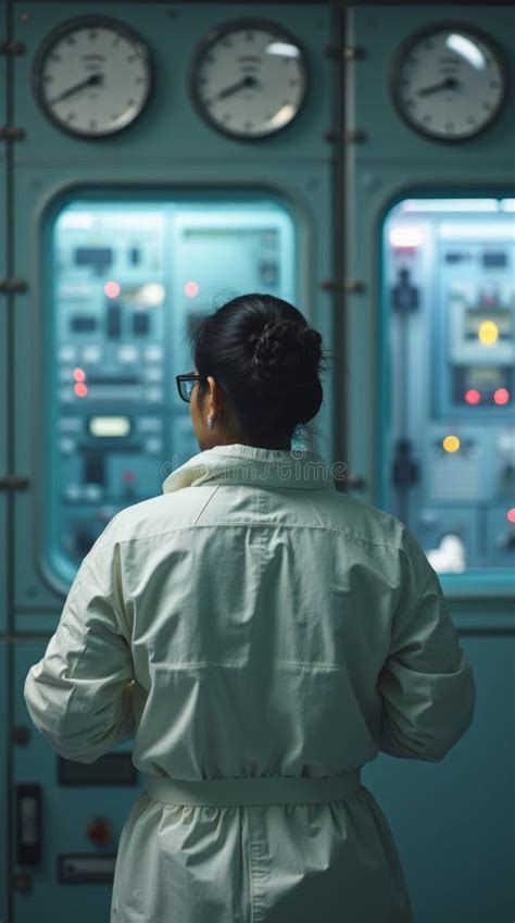 South Asian Nuclear Scientist Monitoring Reactor Operations â€“ Seen