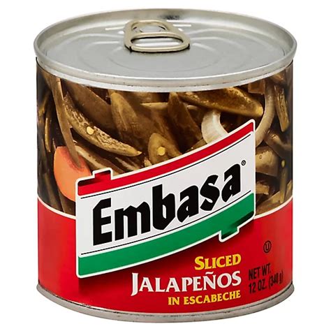 Embasa Jalapenos Sliced In Escabeche Can 12 Oz Albertsons