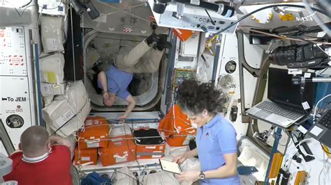 NASA’s stuck astronauts welcome their newly arrived replacements to the ...