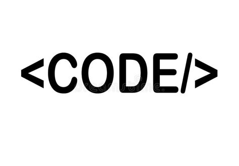 Red Code Sign On White Background Flat Style Red Code Icon Symbol For Your Web Site Design