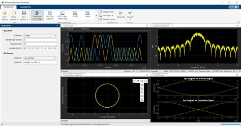 Bluetooth LE Waveform Generator Create Impair Visualize And Export Bluetooth LE Waveforms