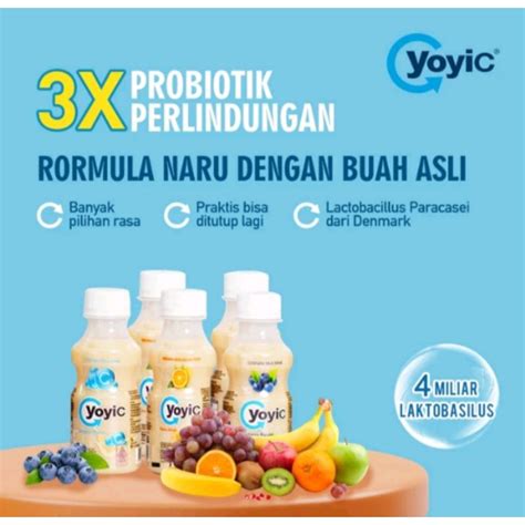 Jual Yoyic 130ml Minuman Susu Fermentasi Yoghurt Rasa Bebas Pilih