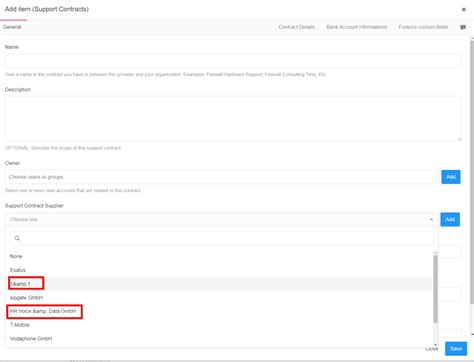 Bug Dropdown With An Ampersand Special Character And Forum Software Eramba