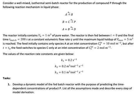 Solved How Do You Create The Ode With The Derivation Of Each