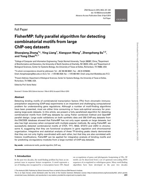 Pdf Fishermp Fully Parallel Algorithm For Detecting Combinatorial
