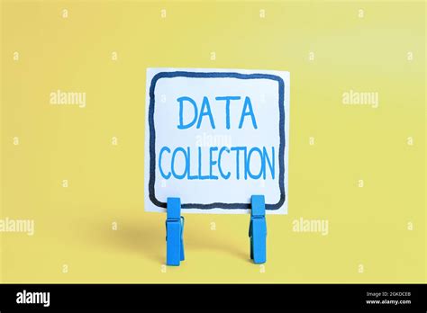 Handwriting Text Data Collection Business Concept Gathering And Measuring Information On