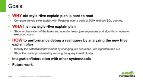 How To Understand And Analyze Apache Hive Query Execution Plan For