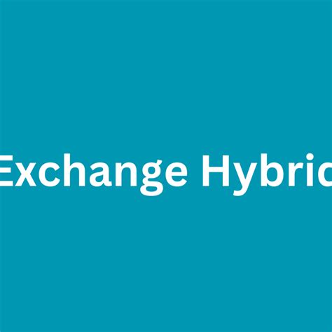 What Is Exchange Hybrid Deployment Office Concepts