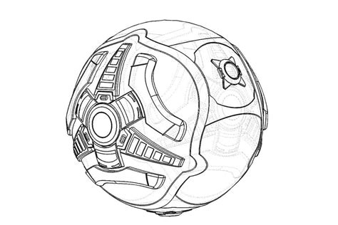 Coloriage Rocket League 6 Dessin Gratuit à Imprimer
