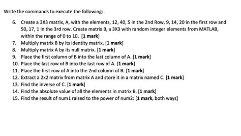 Solved Write The Commands To Execute The Followingcreate A