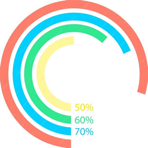 Premium Vector Circle Graph Vector Infographics