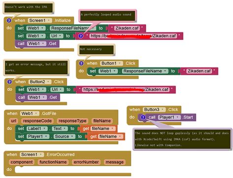 player component for ios bugs app inventor for ios mit app