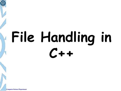 PPT File Handling In C PowerPoint Presentation Free Download ID 6231865