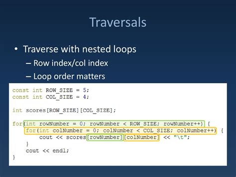Multidimensional Arrays Ppt Download