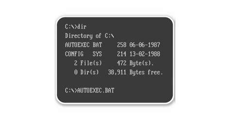 C Dos Prompt Command Line Sticker Zazzle