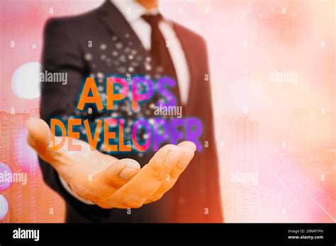 Conceptual Hand Writing Showing Apps Developer Concept Meaning Graphic Artist Software