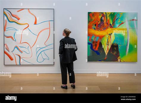 London Uk 24th Feb 2023 Willem De Kooning No Title 1984