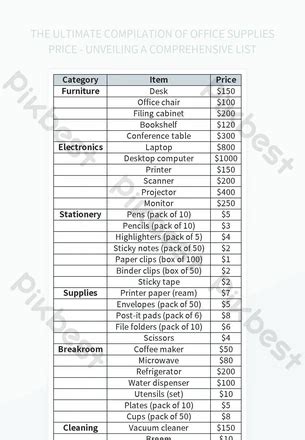 Template Daftar Harga Excel Contoh Format Xls Download Gratis Pikbest