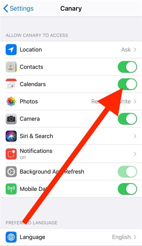 canary calendar doesn t update help canary mail