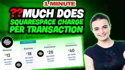 How Much Does Squarespace Charge Per Transaction 2025 Youtube