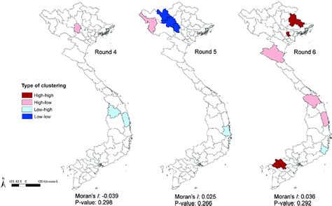 Local Indicators Of Spatial Association Cluster Maps And Morans I Download Scientific