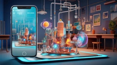 Premium Ai Image Immersive Learning Future Phones Augmented Reality Science Education