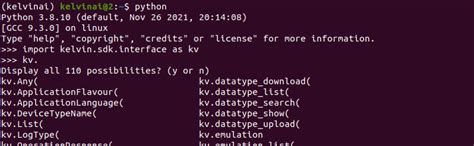 GSG Kelvin SDK KELVIN DOCUMENTATION