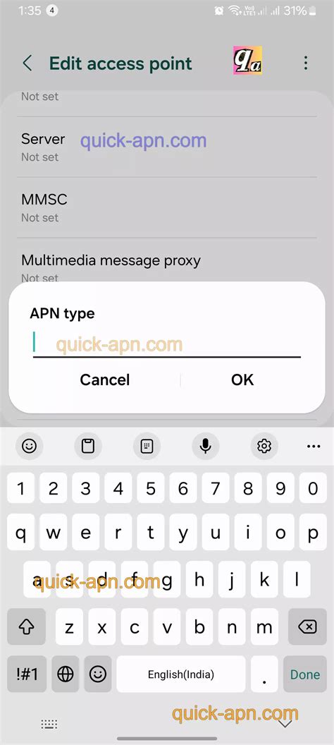 What Is Apn Type In Apn Settings Quick Apn Settings