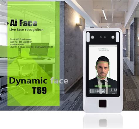 Dynamic Recognition Face Fingerprint Access Control And Time Attendance