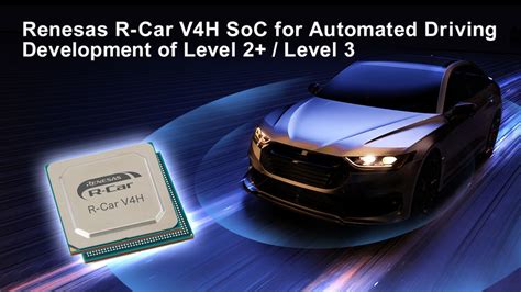Renesas Unveils R Car V4h For Automated Driving Level 2 Level 3 To Support High Volume