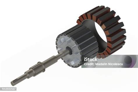 흰색 배경에 격리된 전기 발전기 3d 렌더링을 위한 고정자 및 회전자 0명에 대한 스톡 사진 및 기타 이미지 0명 과학 디지털 생성 이미지 Istock