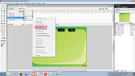 Action Script Frame Pada Macromedia Flas 8 ~ My Journey