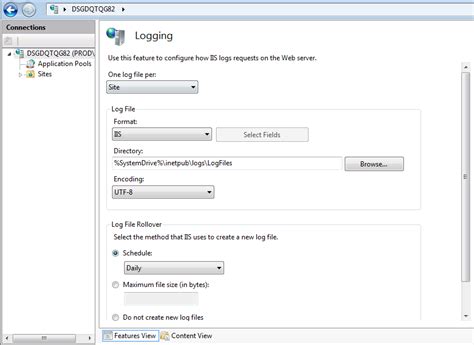 logparser cannot query iis log by logpaser2 2 stack overflow