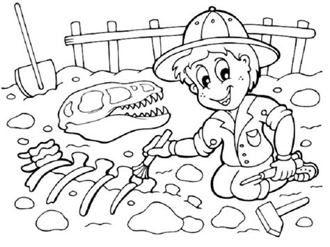 Coloring Pages Fossils