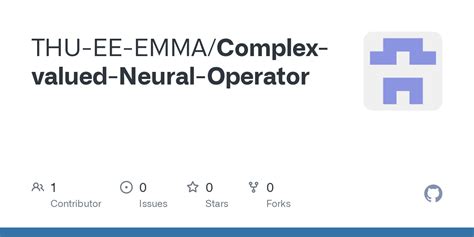 Github Thu Ee Emma Complex Valued Neural Operator