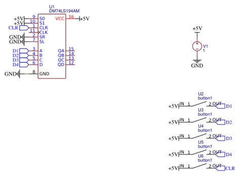 4 Bit Register Resources Easyeda