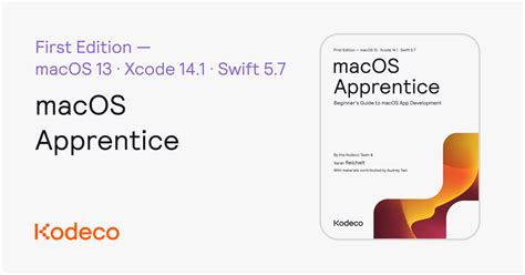 MacOS Apprentice Kodeco