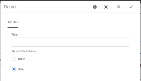 adaptto aem aem hide show touch ui dialog fields based on radio selection