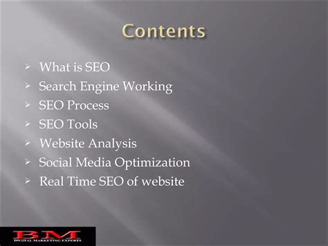 Seo And Smo Training Ppt
