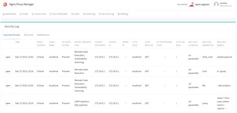 Deploy Nginx Proxy Manager With Open Appsec Managed From Npm Webui Open Appsec